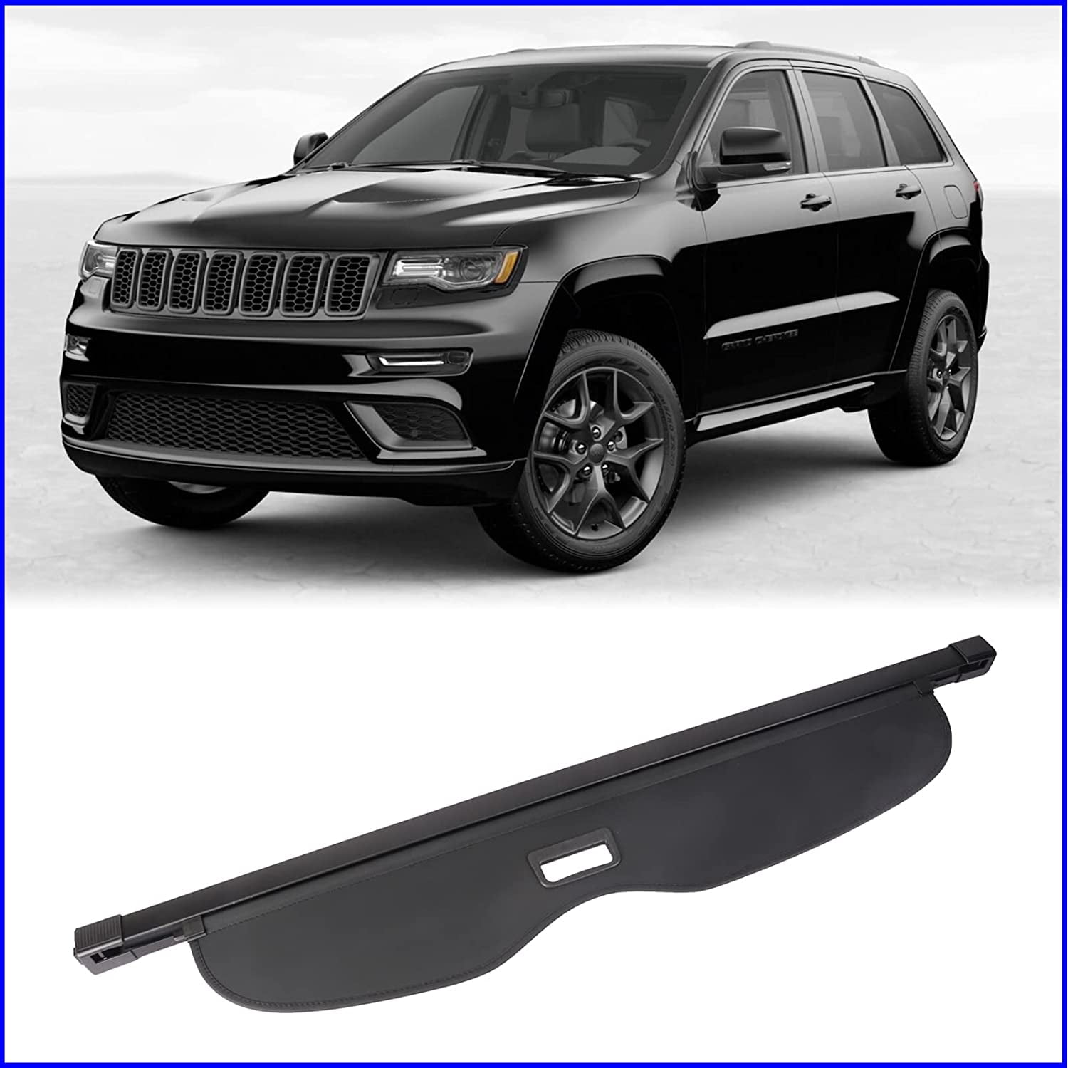 AUTOTOP Cargo Cover for 2011-2021 Jeep Grand Cherokee Retractable Cargo ...