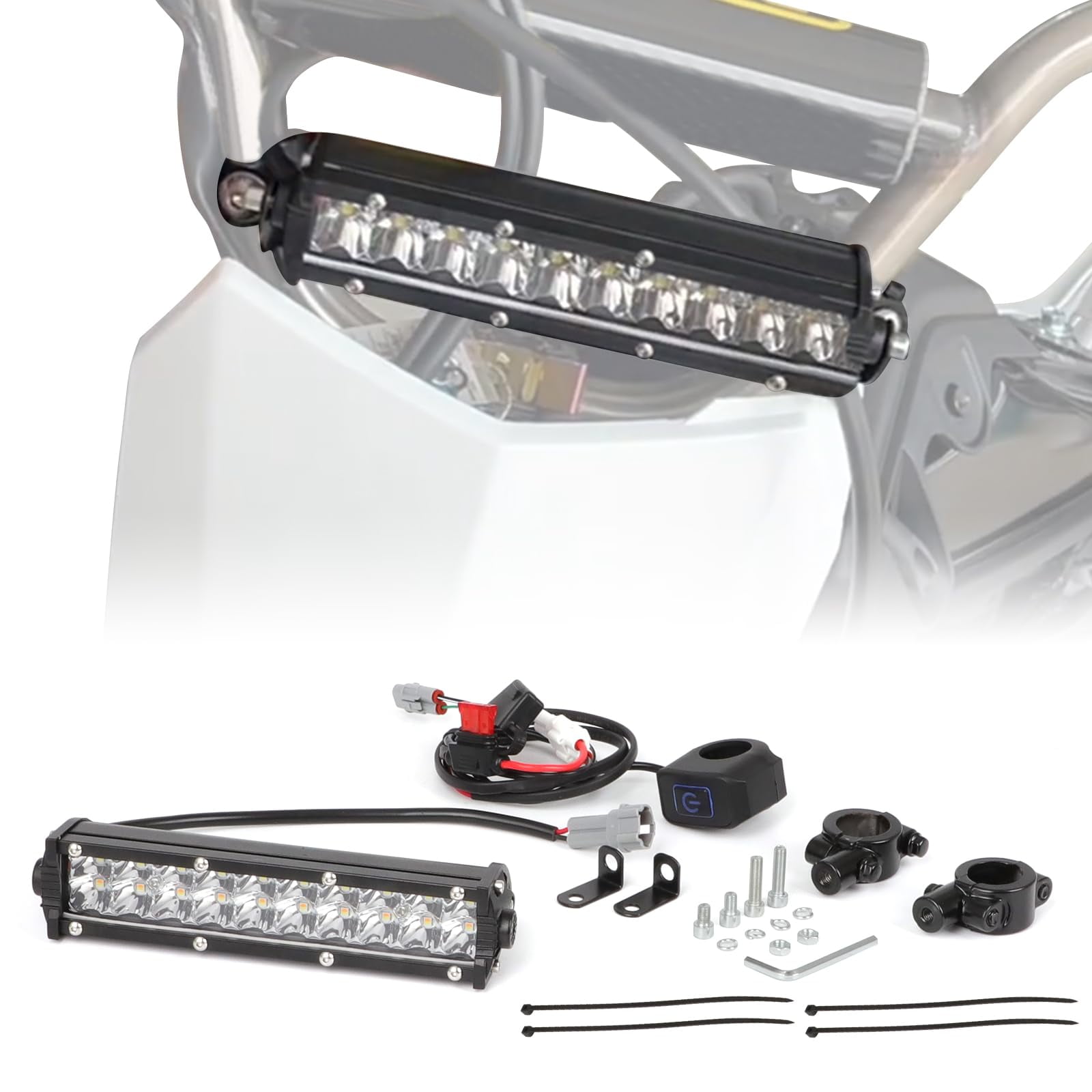 AUTOVIC LED Light Bar IFF17 Lighting Kit 5 Modes for Honda CRF110 ...