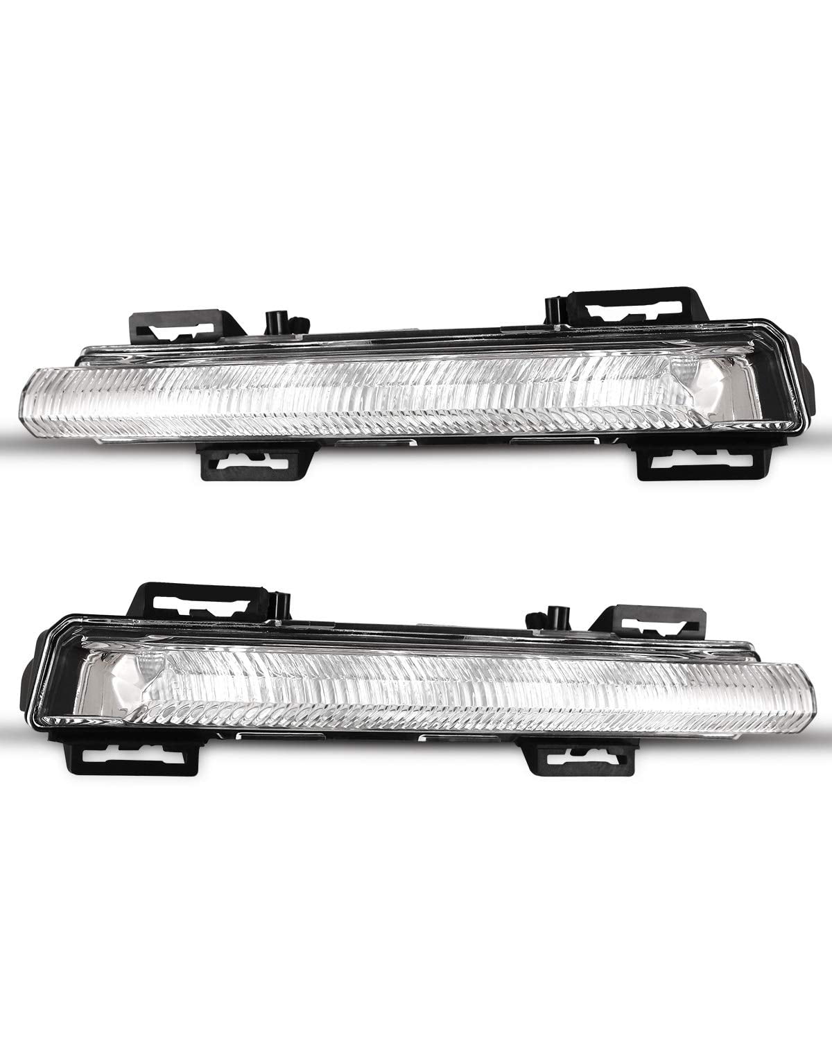 AUTOWIKI 1 Pair of Left Right LED Daytime Running Lights DRL Fog Lamp ...