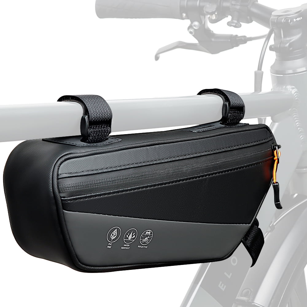 AutoWT Bike Triangle Storage Bag, 11.8x5.3x2.36 in, water resistant ...
