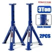 BENTISM Heavy Duty 3T Jack Stand Set, Adjustable 10.8in-16.3in, Steel ...