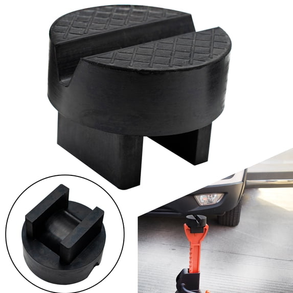 AUTOXBERT 2X Car Jack Pad, Rubber Slotted Frame Rail Protector, Anti ...