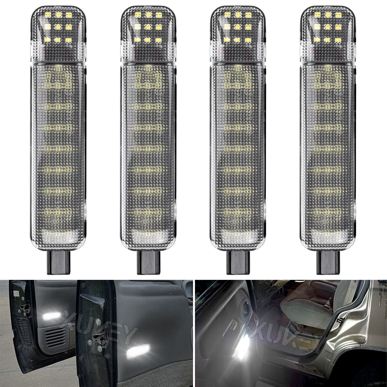 AUTOXBERT 4x LED White Door Panel Courtesy Light for Chevrolet GMC C/K ...