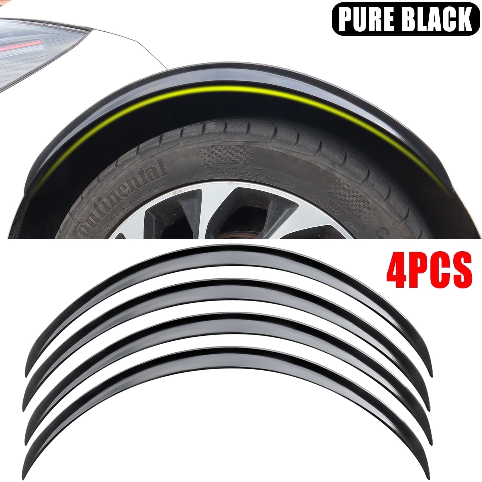 AUTOXBERT 4x 29'' Universal Car Wide Wheel Fender Flares Extra Wide ...