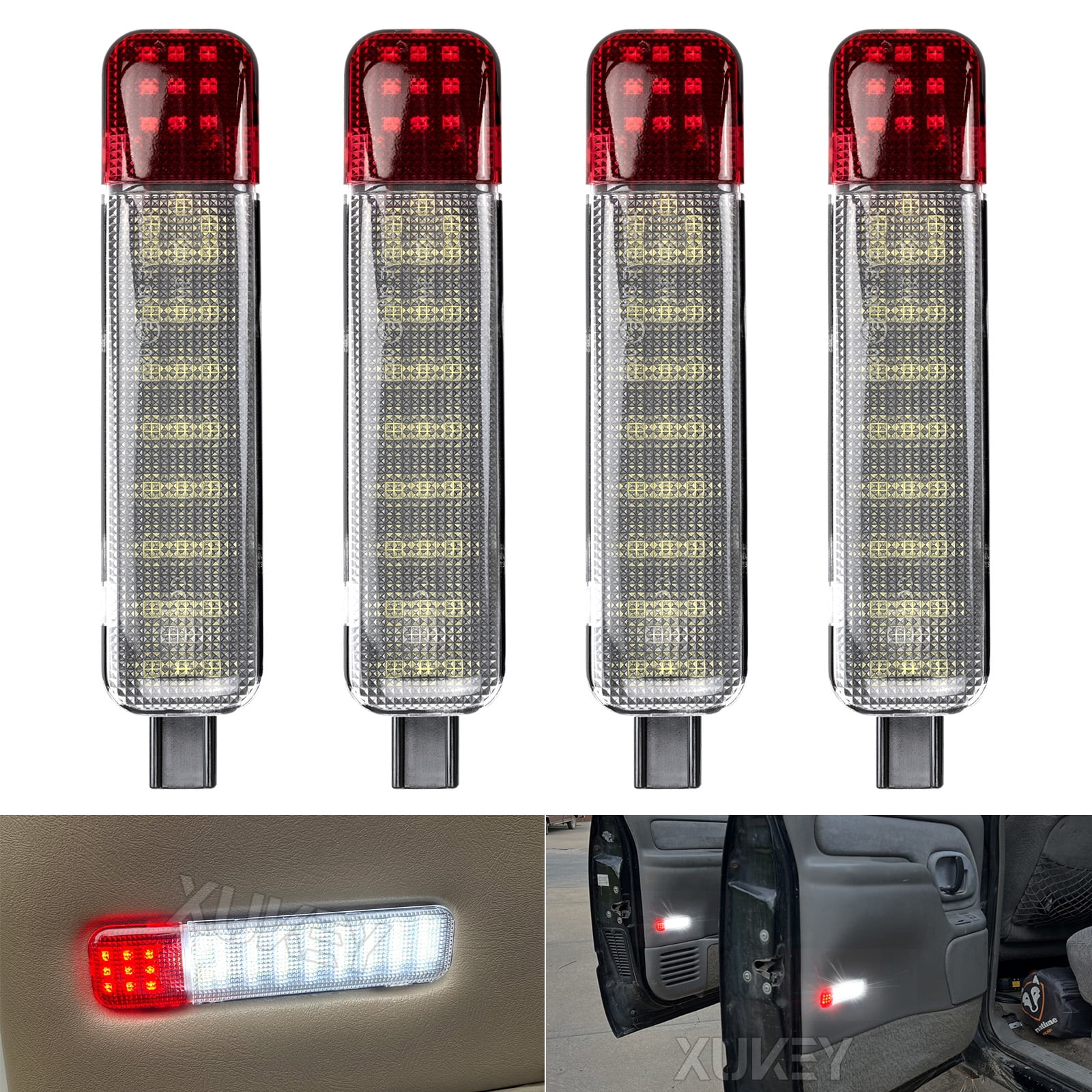 AUTOXBERT 4x 36LED Car Door Courtesy Lights Lamps for Chevy Silverado ...