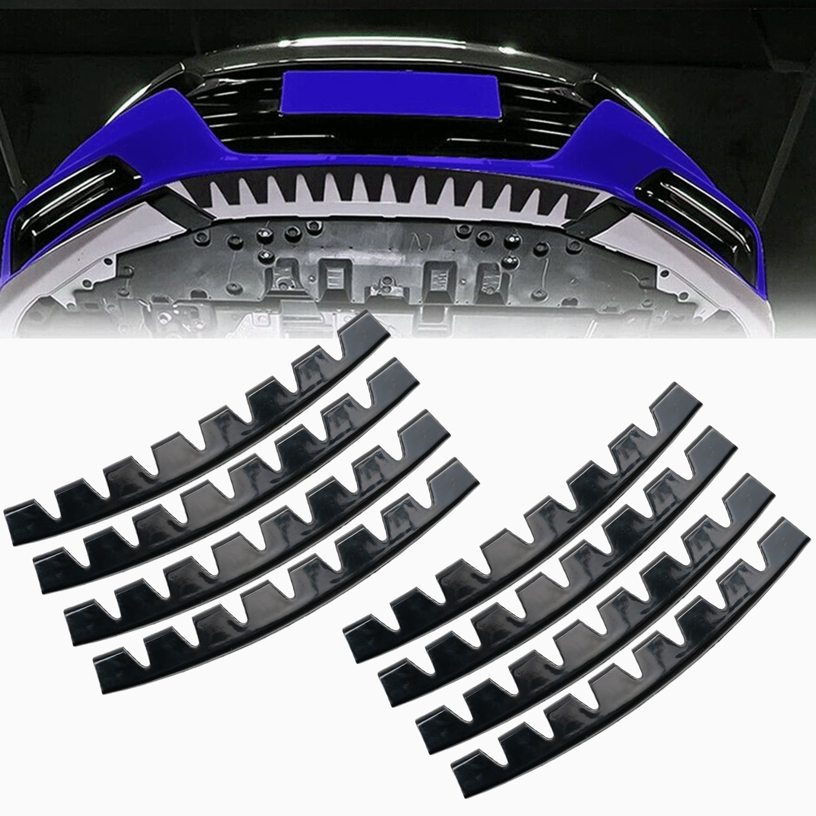 AUTOXBERT 8x Car Front Bumper Guard Chassis Scrape Protector Anti-Skid ...