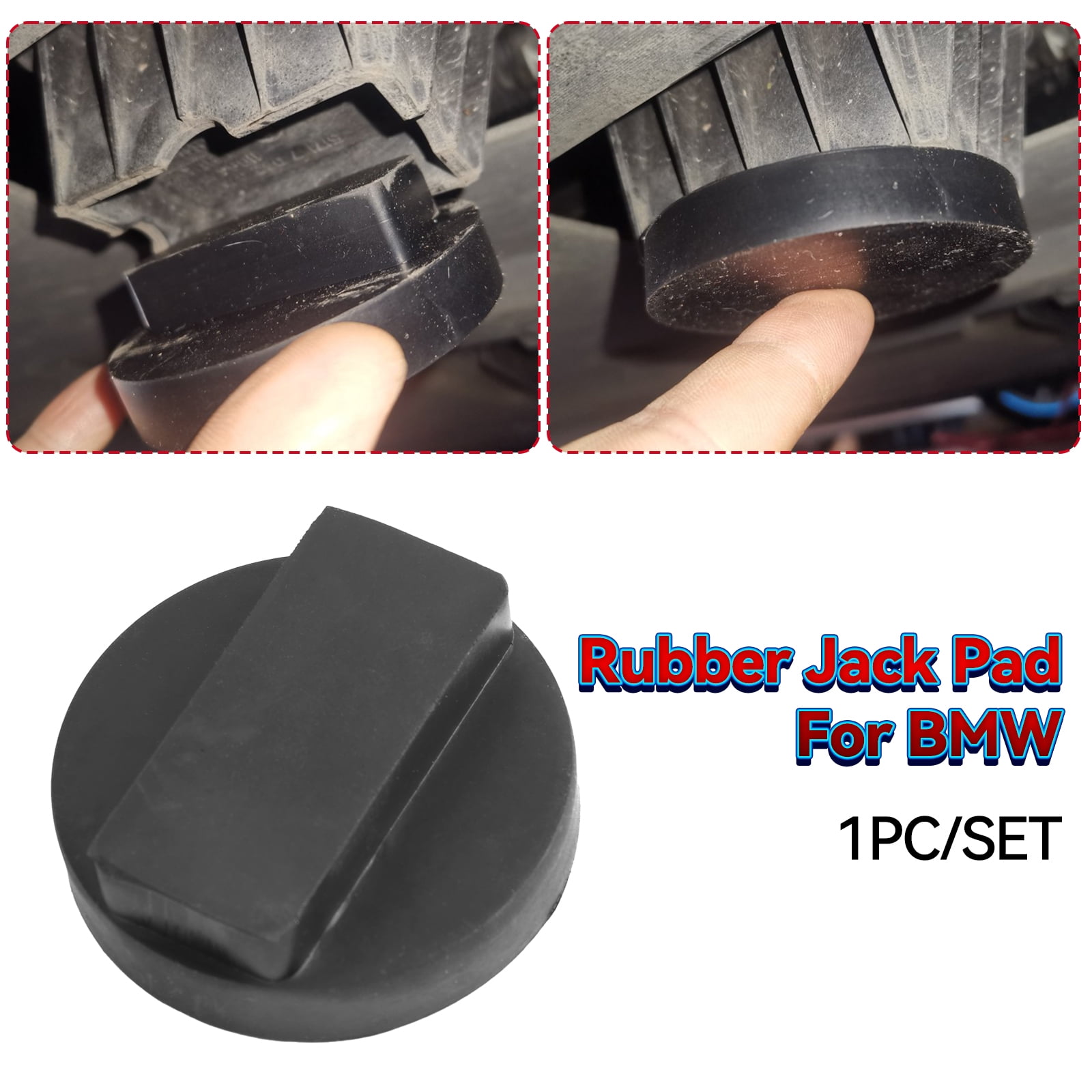 AUTOXBERT Car Jack Rubber Pad Jack Pad Adapter Anti-Slip 2 Ton for BMW ...