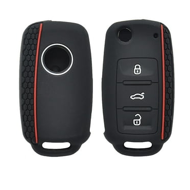 Dobrev Black 4 Buttons Silicone Case Protector Key Fob Smart Car Remote ...