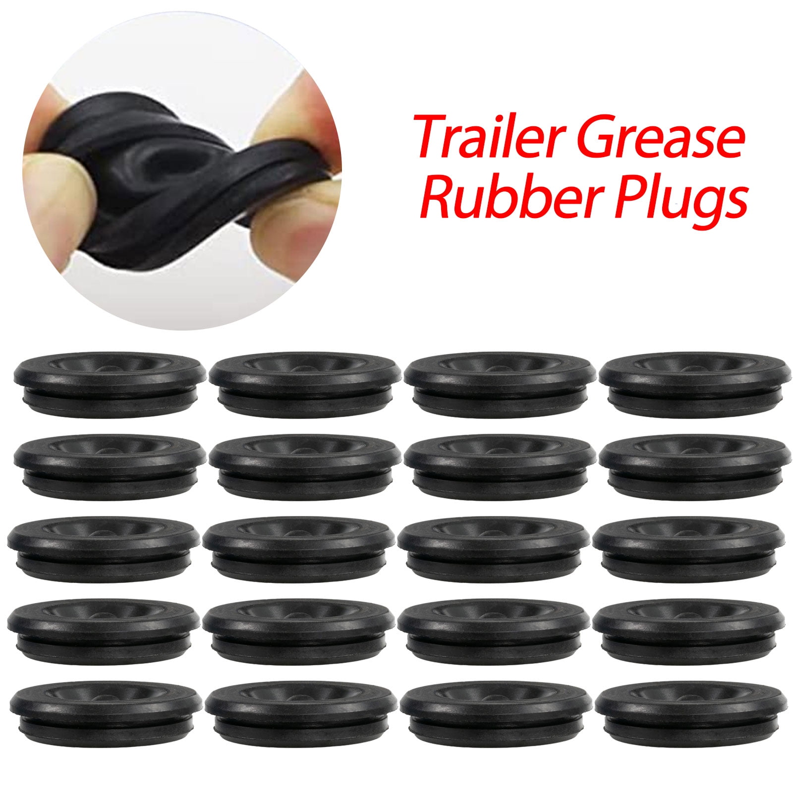 AUTOXBERT Qty (20) 1.98'' Rubber Grease Plug Dexter EZ Lube Trailer ...