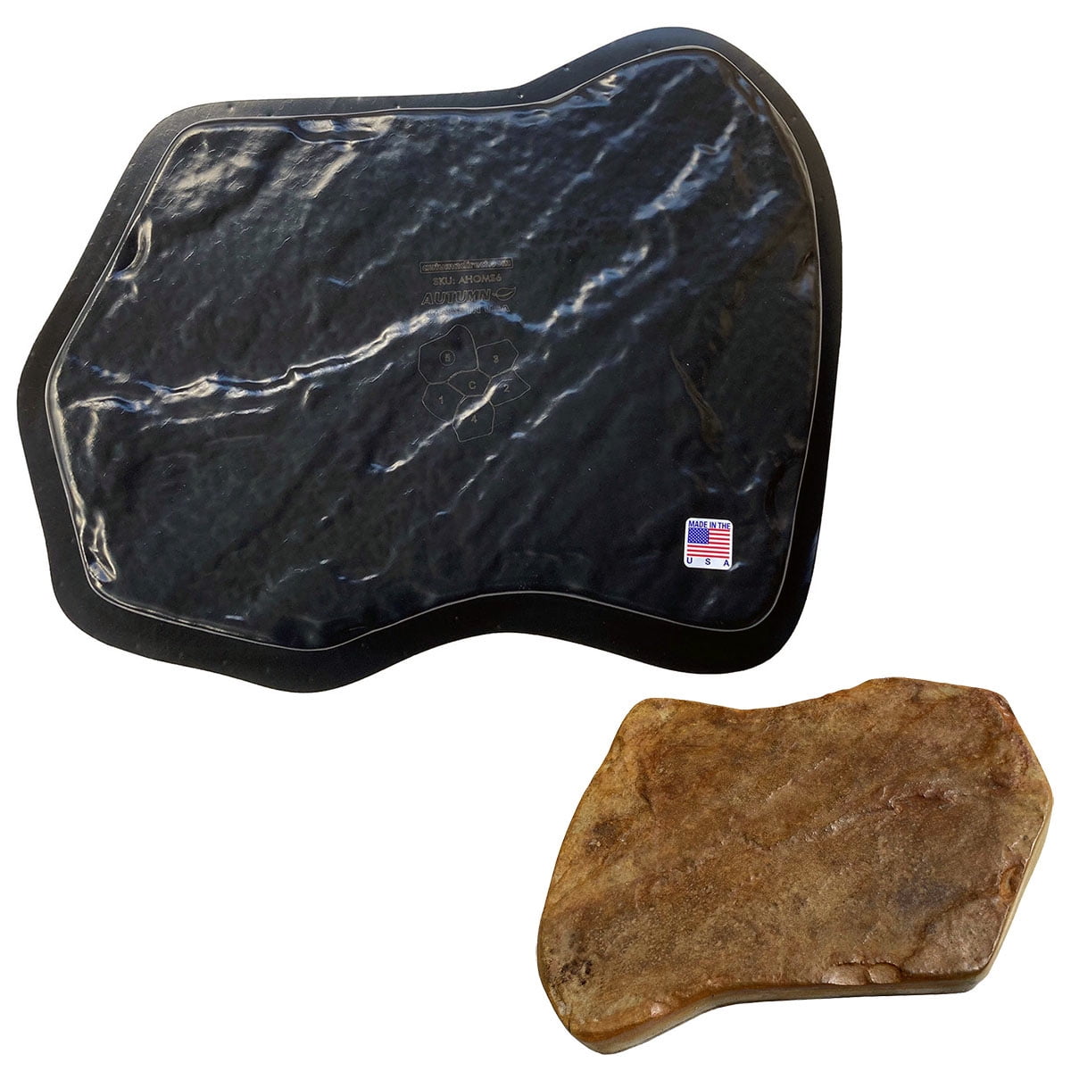 AUTUMN Flagstone Mold for Concrete, DIY Flagstone Paver, Concrete Mold ...