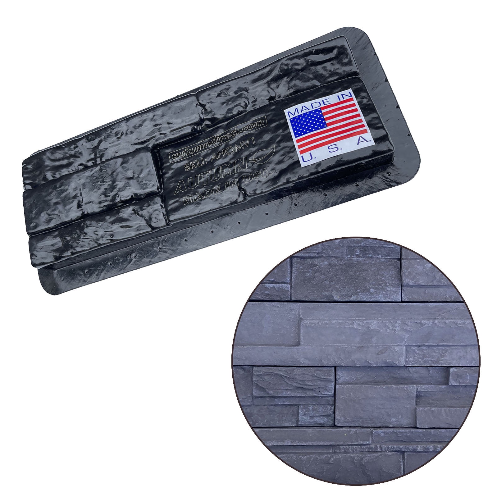 AUTUMN Flat Durable Veneer Molds for Concrete, DIY Veneers, Concrete ...