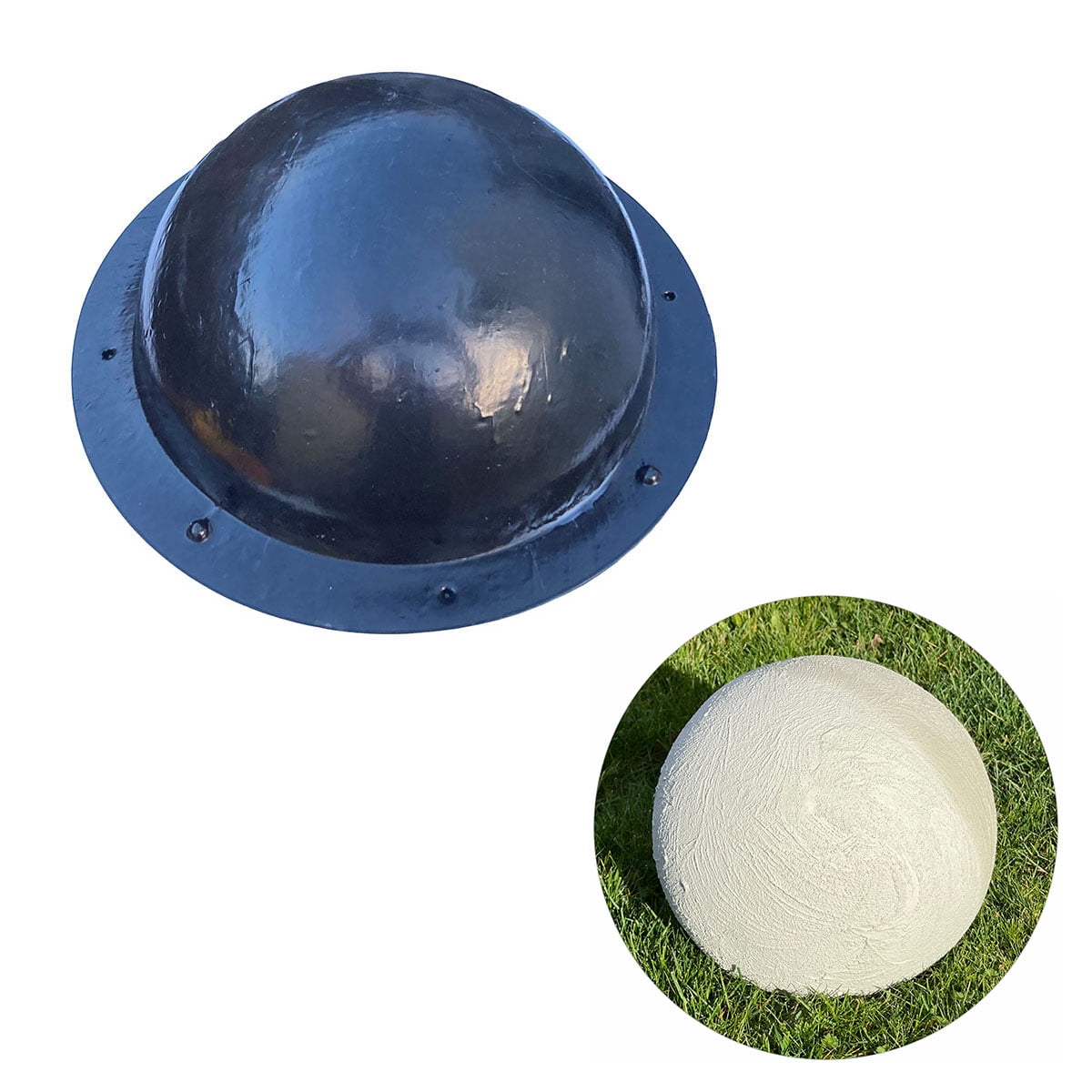 AUTUMN Half Ball Sphere Mold, Concrete Cement Semishpere Mold, Garden ...