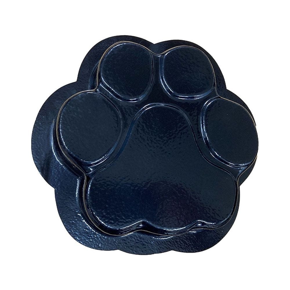 AUTUMN Reusable Plastic Paw Print Mold, 7in Non-Slip Stepping Stone ...