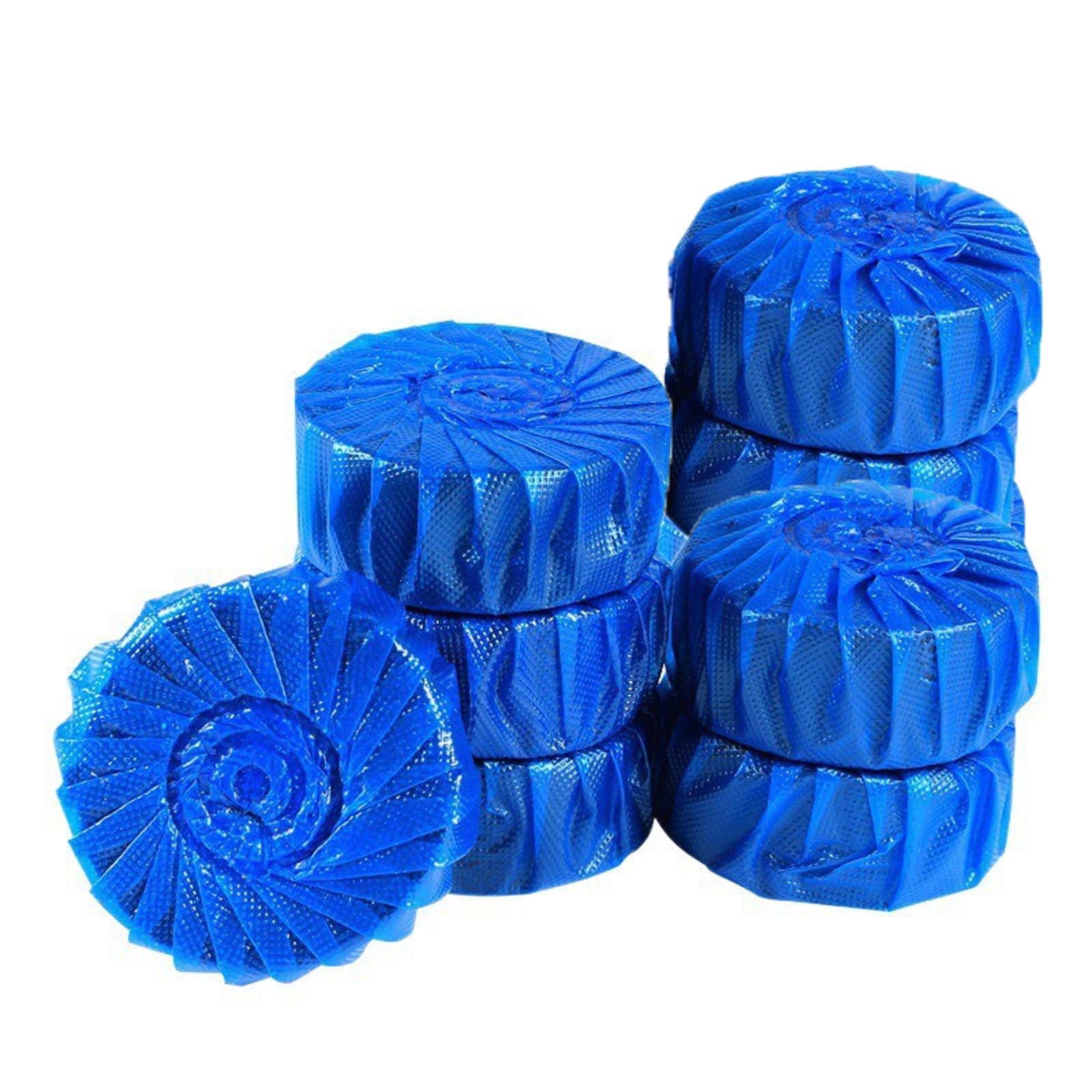AUTUMN Scrubbing Bubbles Toilet Bowl Tablets, 10 pcs Continuous Clean Toilet Drop In Discs ...