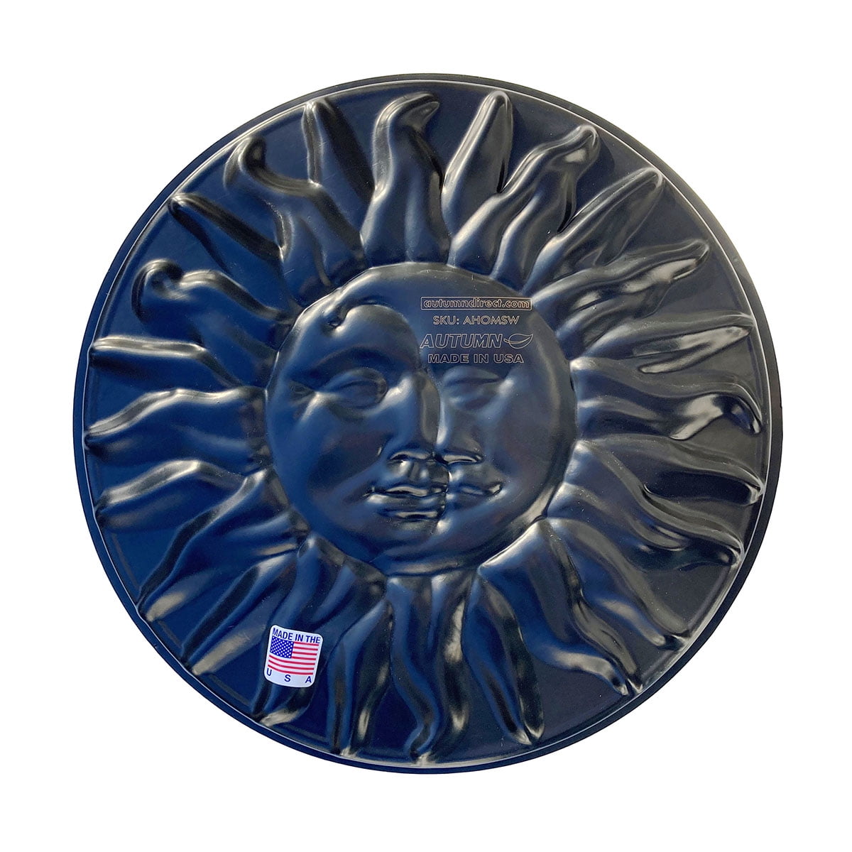 AUTUMN Sun and Moon Garden Decor Mold, Concrete Cement Wall Plaque Mold ...