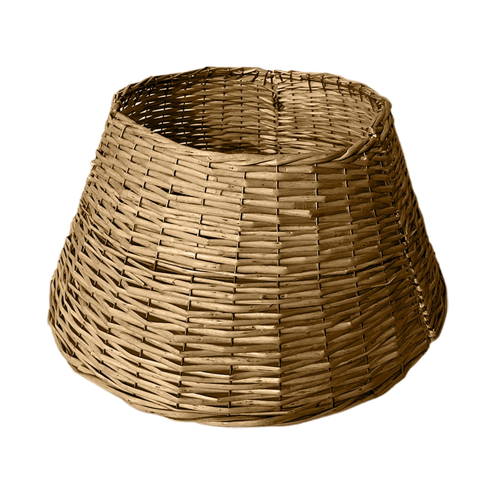 AUTUMN Wood Christmas Tree Collar, 22" Fits Well Natural Willow Weaving ...