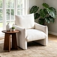 AUU 34.3" Modern Chenille Oversized Accent Chair – Plush Cushion, Soft ...