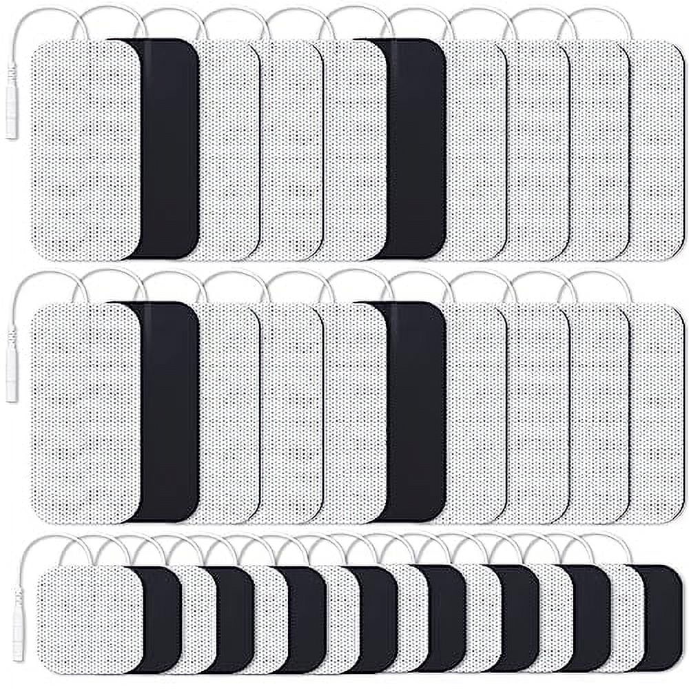 AUVON TENS Unit Replacement Pads Combination Set, 36 Packs 2 Sizes ...