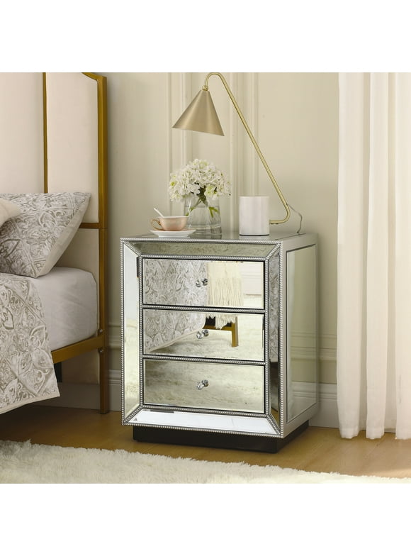 Mirrored Nightstands in Nightstands - Walmart.com
