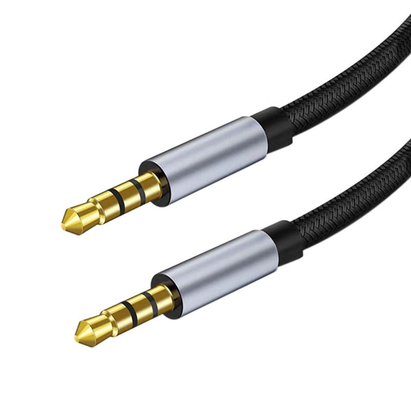 AUX Audio Cable 3.5mm Male to Car Mobile Phone Headset Connecting 1M ...