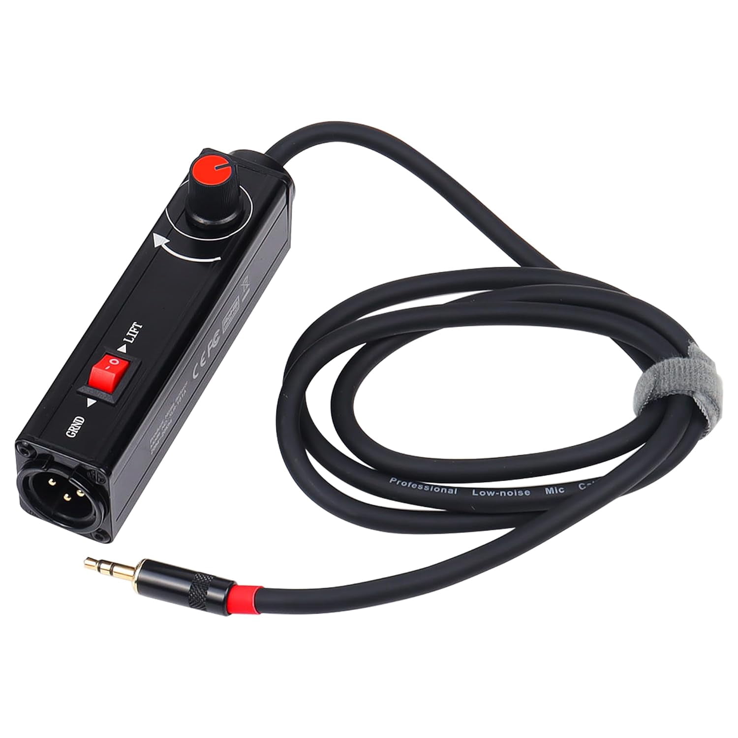 AUX to XLR Isolation Box with Volume Control and Ground Lift Switch ...