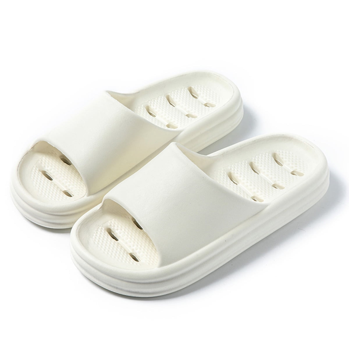 AUXDIQ Home Slippers Women Men Bathroom Slippers Non Slip House Shoes ...
