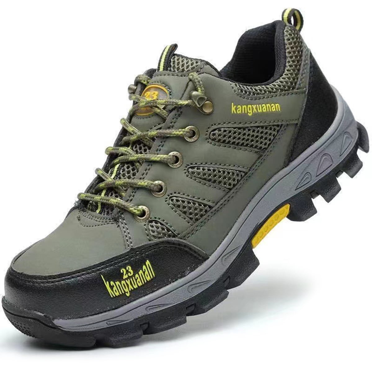 AUXDIQ Steel Toe Shoes Men Women Breathable Safety Shoes Puncture Proof ...