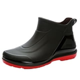 AUXDIQ Rain Boots Men Short Ankle Waterproof Rain Shoes Outdoor Garden ...