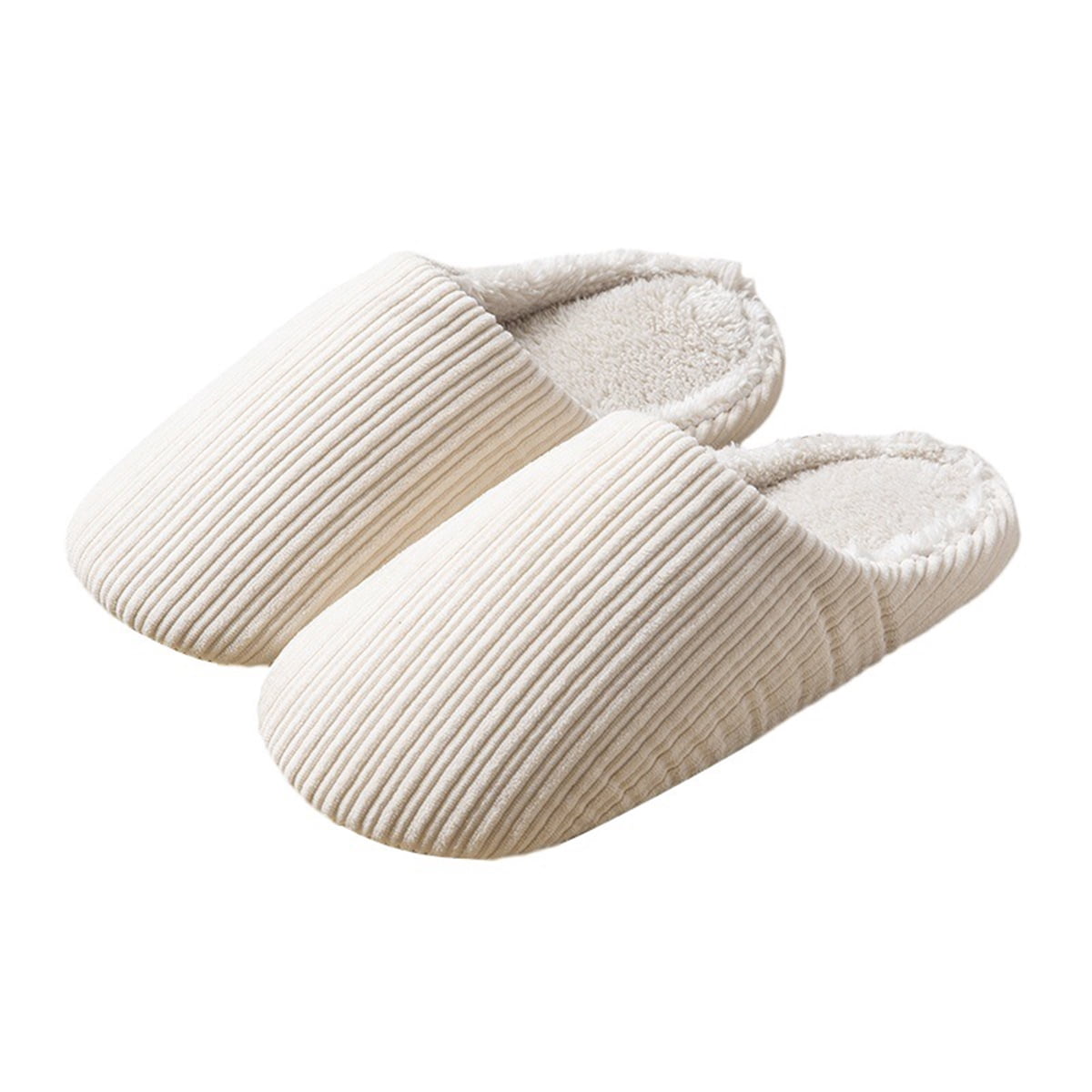 AUXDIQ Women Men Comfort House Slippers Warm Home Shoes Anti-Skid ...