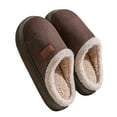AUXDIQ Women Men Comfort House Slippers Warm Home Shoes Anti-Skid ...