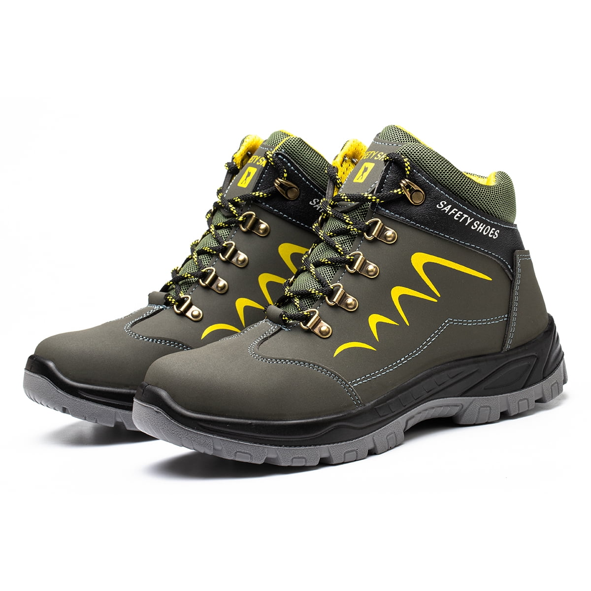 AUXDIQ Work Shoes Men Women Breathable Steel Toe Cap Industrial ...