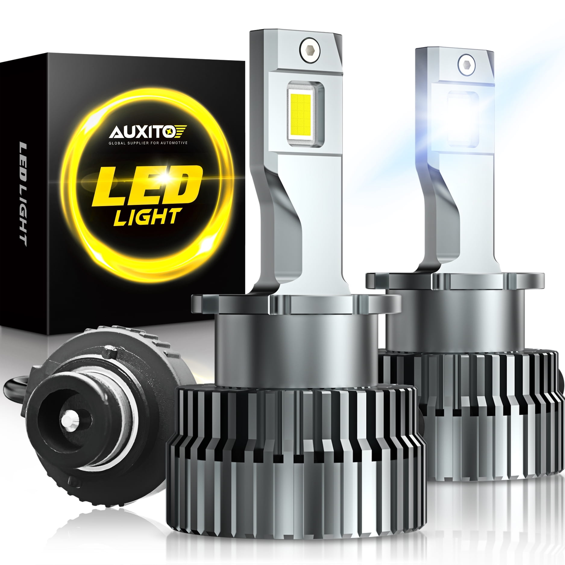 AUXITO 2024 Upgraded D2S D2R Led Headlight Bulbs, 6000K Cool White ...