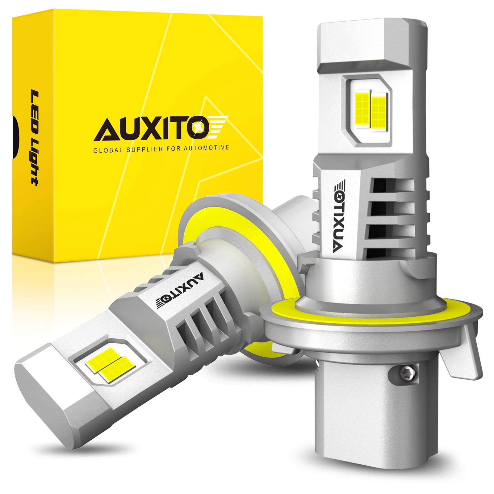 AUXITO 2024 Upgraded H13 9008 LED Headlight Bulbs, 800% Super Bright ...