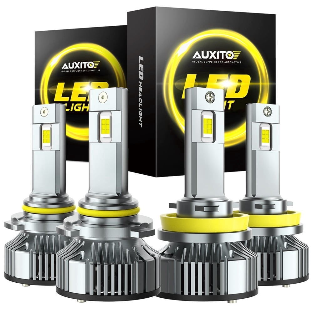 AUXITO 2026 Latest 9005 H11 Led Headlights Bulb,30000LM 900% Brighter ...