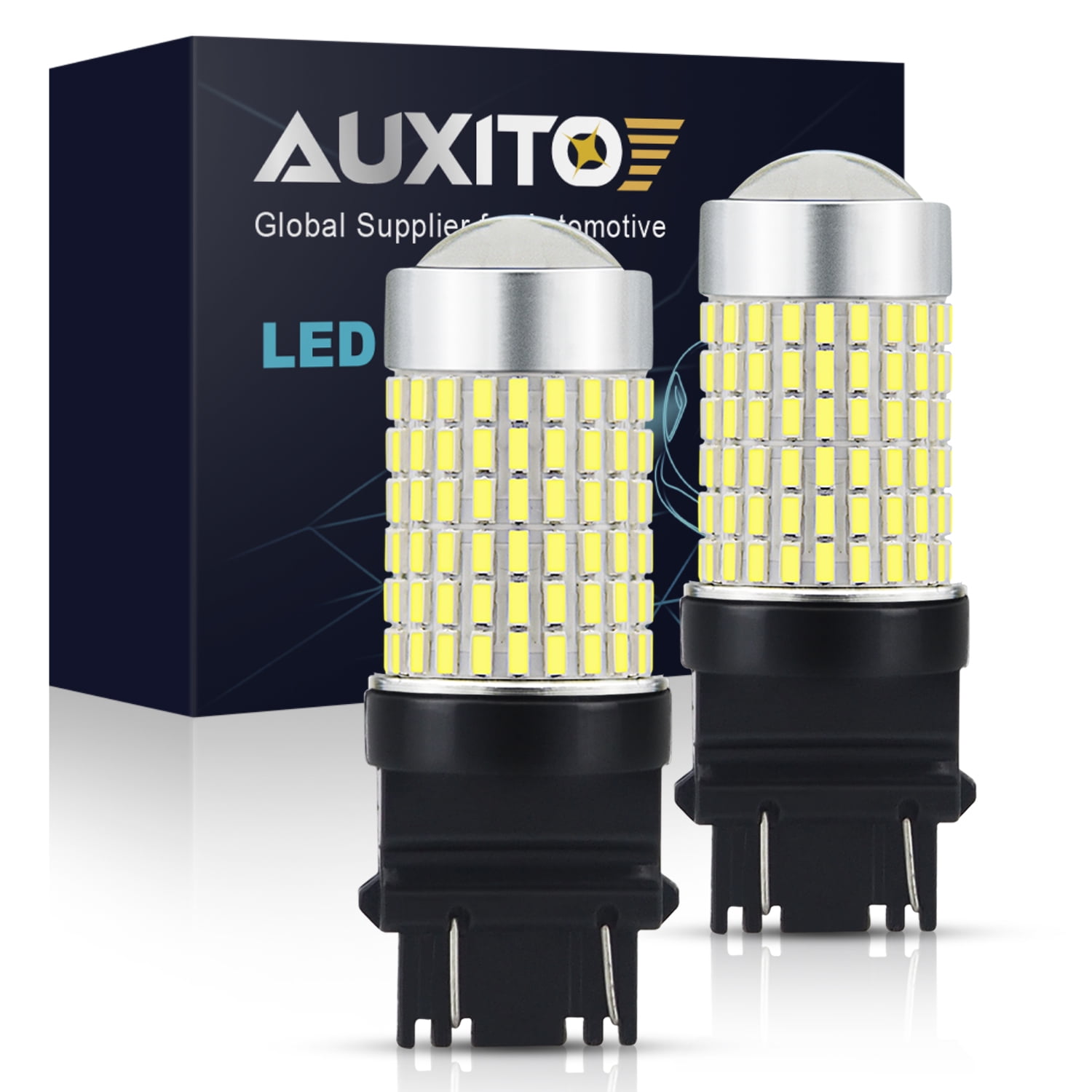 AUXITO 3156 3157 LED Bulbs for Back Up Reverse Light, 2800Lumens High ...