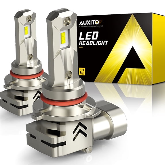 AUXITO 9005 LED Headlight Bulbs, 14000LM 6000K White, HB3 High Low Beam ...