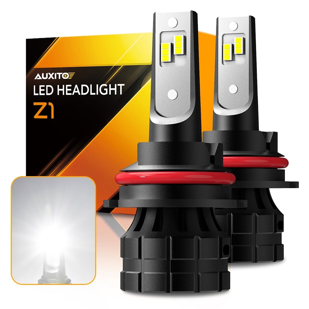 AUXITO 9007 LED Headlight Bulbs, High Low Beam, 10000 Lumens, 6000K ...