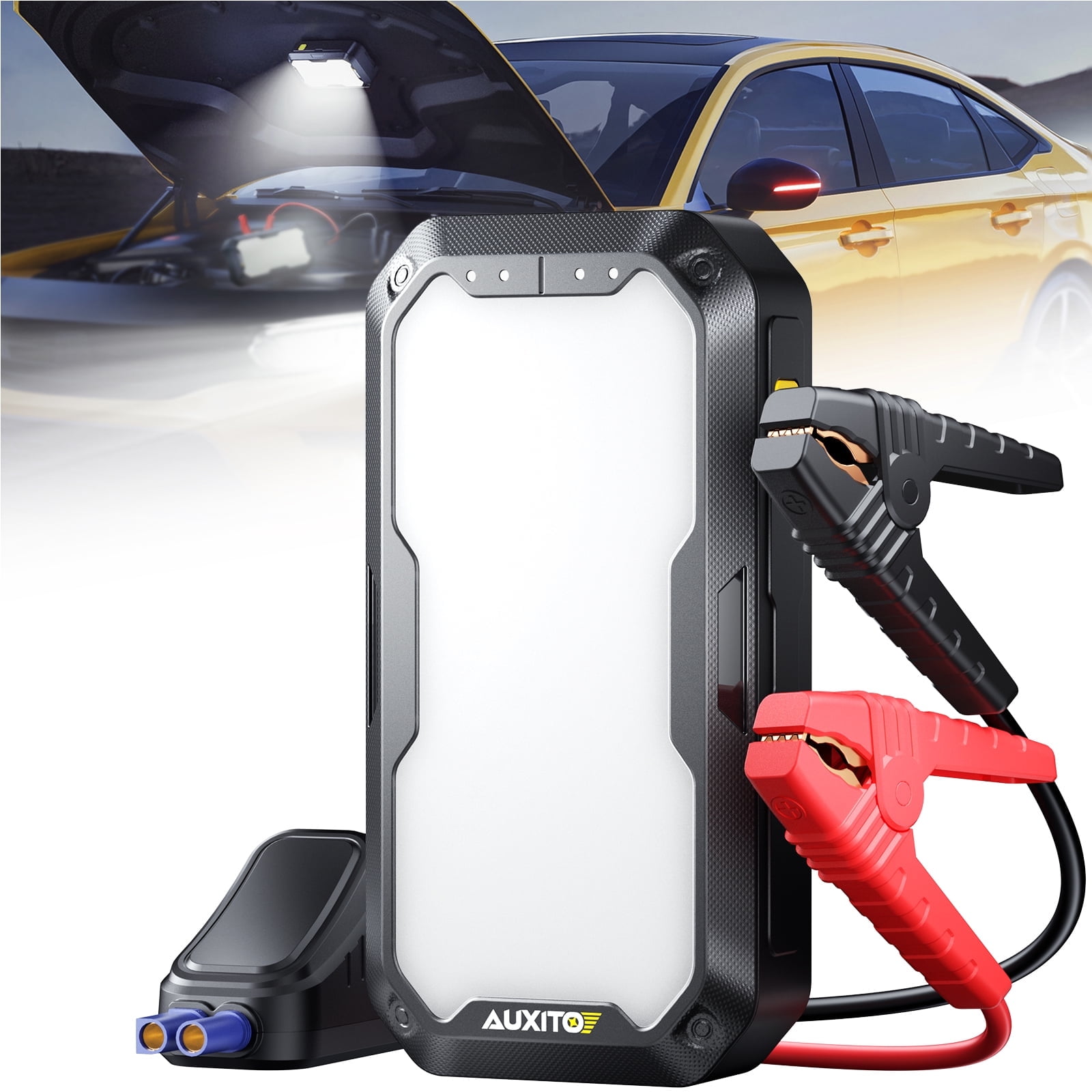 AUXITO Car Battery Jump Starter 4000A Portable Jump Box for Up to 8.0L ...