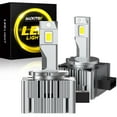 AUXITO D3S D3R LED Headlight Bulbs, 24000Lumens 120W 6000K White 500% Brightness, Xenon HID ...