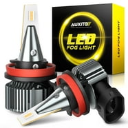 Sunpie 7" LED Headlights Halo White DRL & Amber Turn Signal + 4" Fog ...