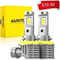 AUXITO H11 Led Headlight Bulb, High Low Beam H8 H9 H11 Headlight Bulb 6500K Cool White,600% ...
