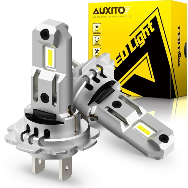 AUXITO H7 Led Headlight Bulb 50W 10000LM 6500K Cool White with Cooling ...