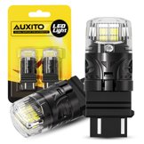 AUXITO 3157 LED Bulb White, Extremely Bright 3030 Chipsets, 3156 3056 3057 4157 4057 3457 LED ...