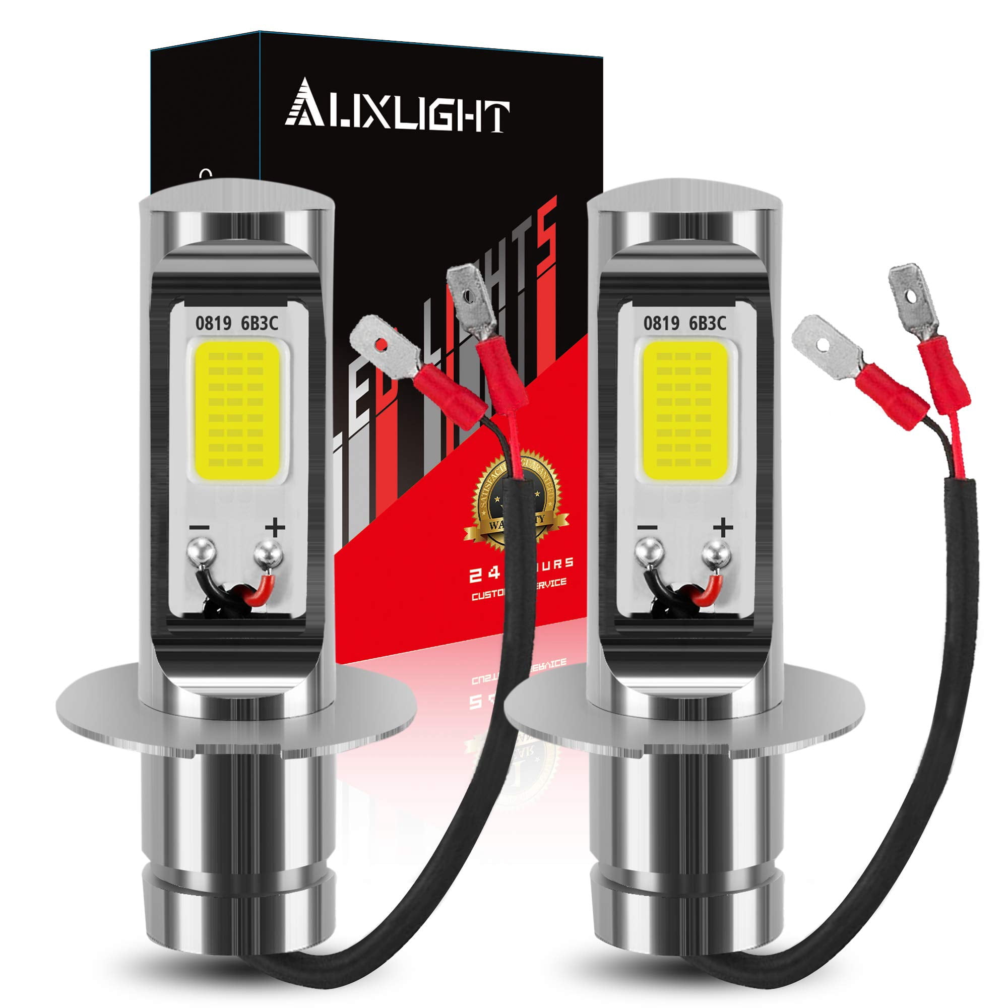 AUXLIGHT H3 LED Fog RRF12 Light Bulbs 6000K Xenon White, Super Bright ...