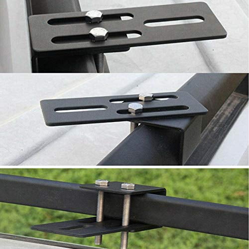 AUXTINGS 2 Pieces Car Roof Rack LED Light Bar Adjustable Bracket Holder ...