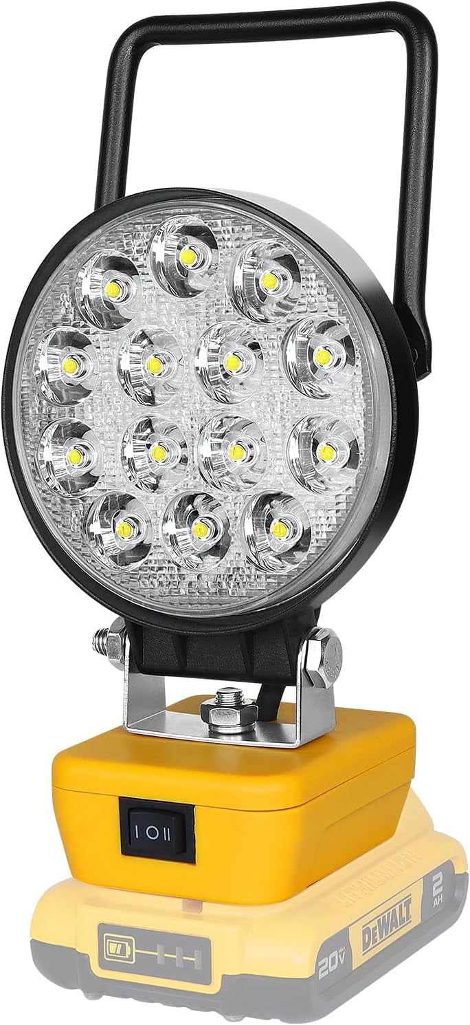 AUXTINGS LED Work Light for Dewalt 20v Battery,20V Max 72W 7200LM Flood ...