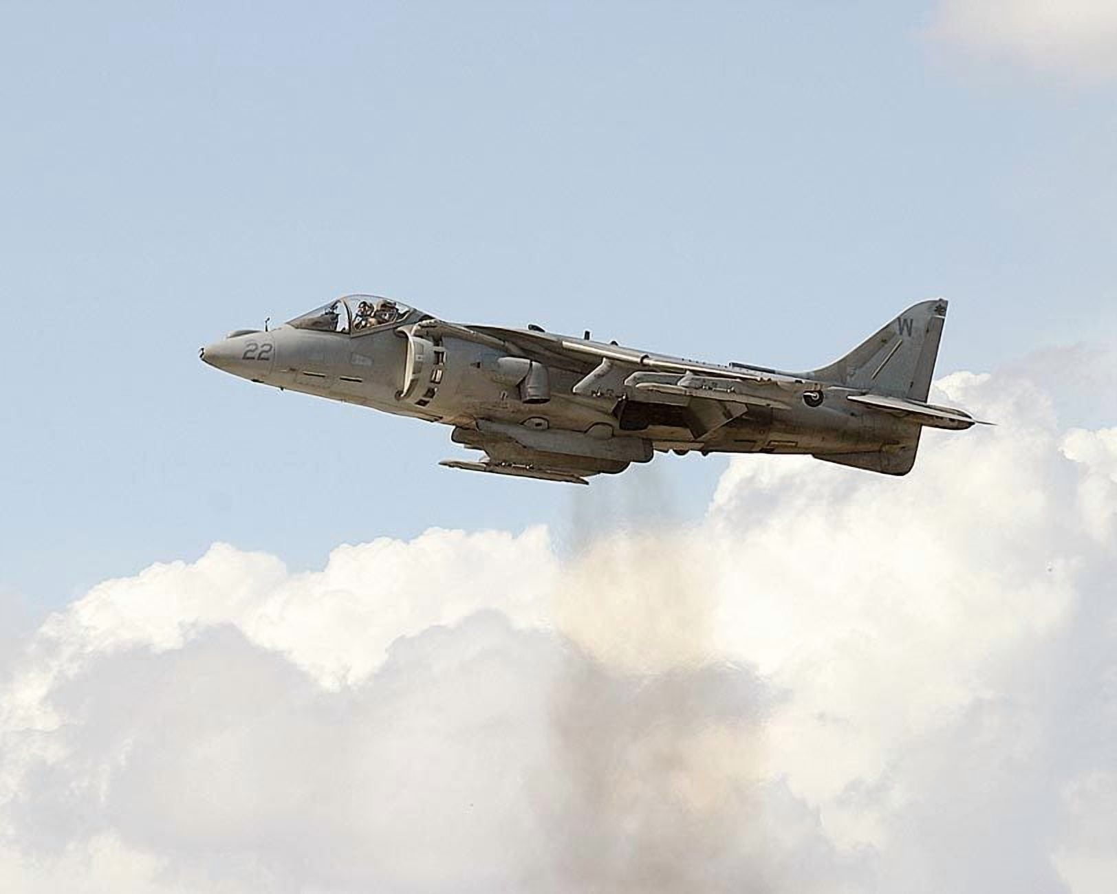 AV-8 / AV-8B Harrier Jump Jet Aircraft Style -1 - 24x36 Inch Laminated ...