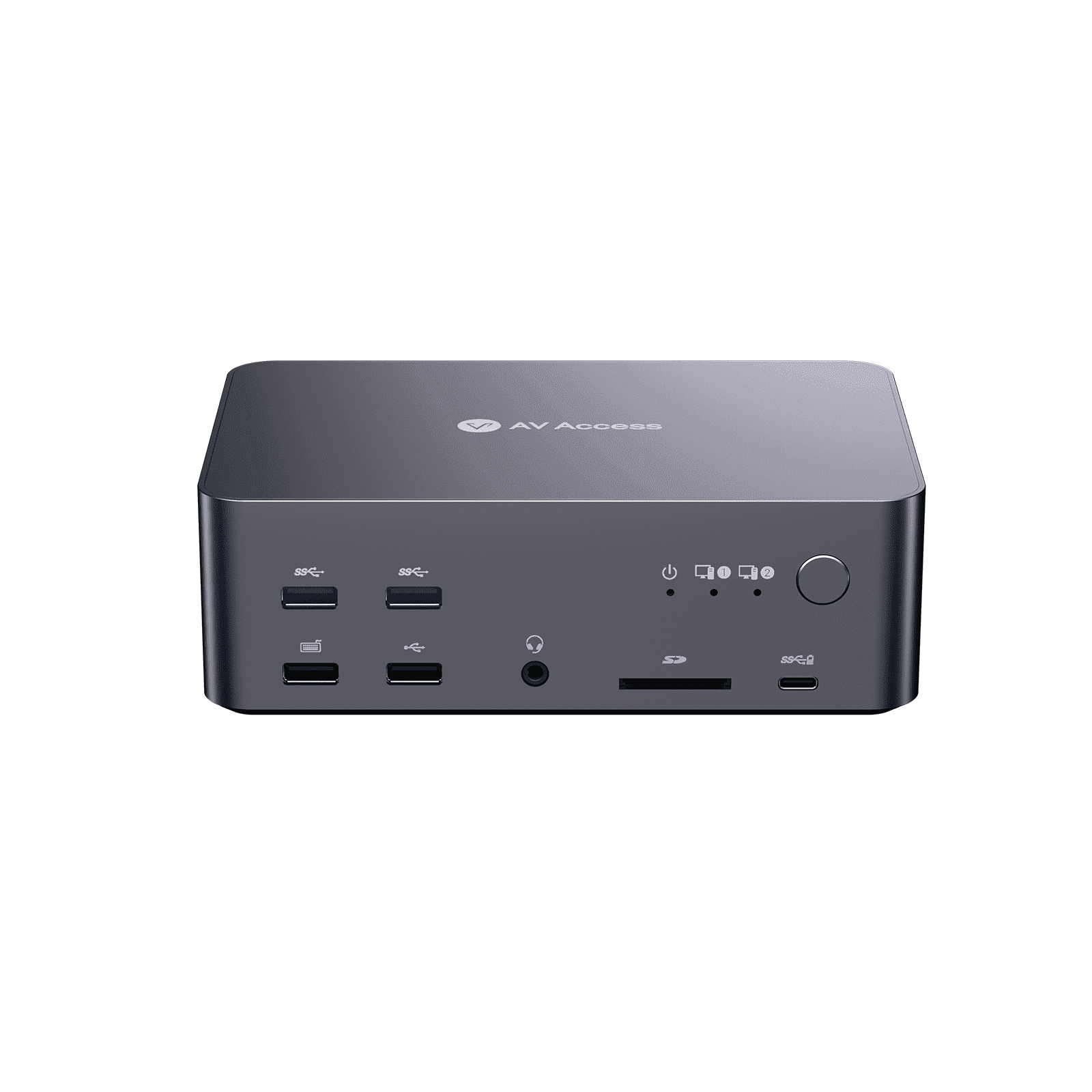 AV Access iDock D23 8K KVM Switch Docking Station for 2 Computers PCs ...