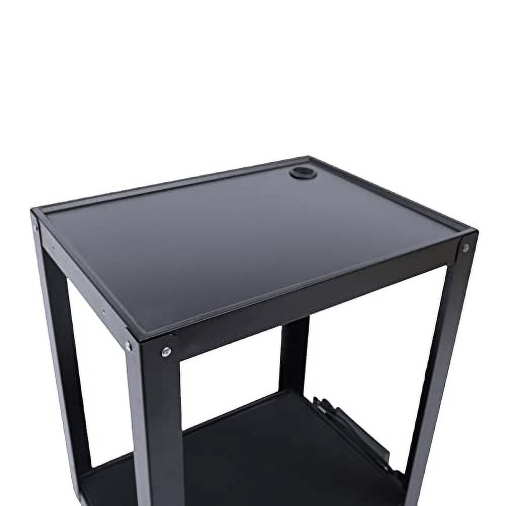 AV Cart Media Cart with Power Strip Monitor Projector Holder Shelves ...
