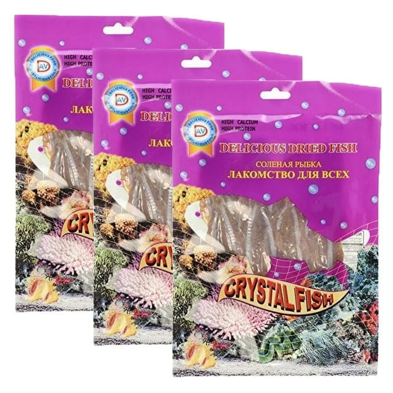 AV Delicious Crystal Fish Salted Dried Fish Vacum Packed 90g/0.2lb ...